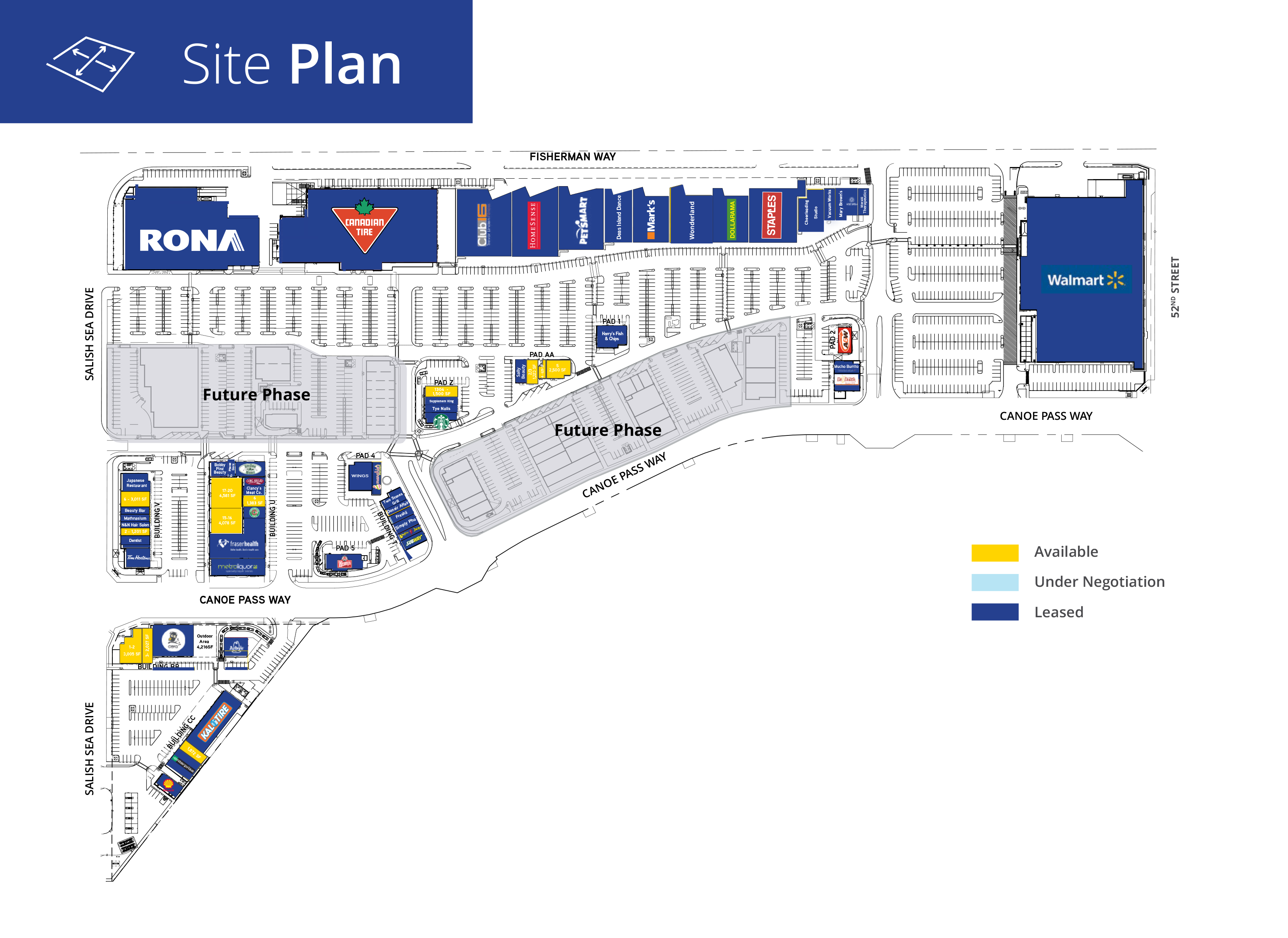 Site Plan – Tsawwassen Commons